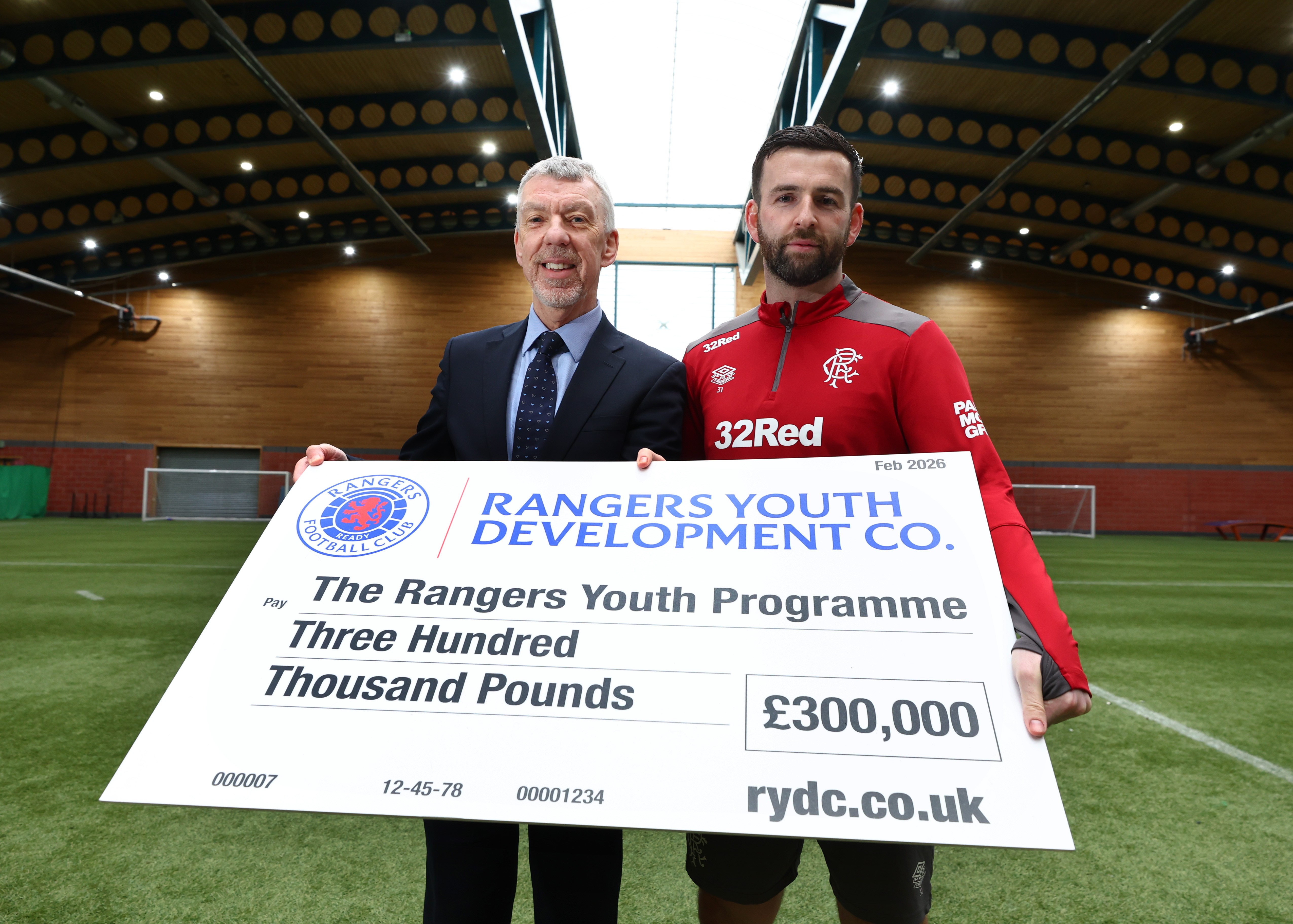 RYDC Donates £300,000 To The Rangers Academy | Rangers Football Club