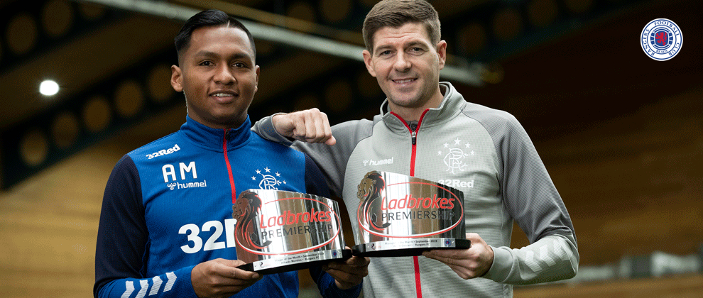 September Double Winners | Rangers Football Club